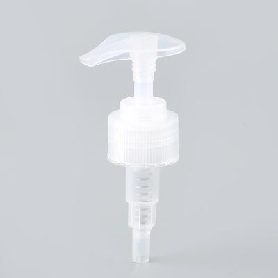 China Transparent Lotion Dispenser Pump 28 / 410 Plastic Shampoo Screw Soap For Bottles for sale