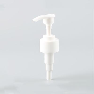 China 28 / 410 Customizable Lotion Dispenser Pump White Plastic Shampoo Gel Screw Wash for sale