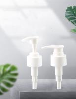 China 28 / 410 Customizable Lotion Dispenser Pump White Plastic Shampoo Gel Screw Wash for sale