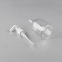 China 300ml 500ml Hand Sanitizer Dispenser Pump Bottles Transparent Plastic PET Refillable for sale