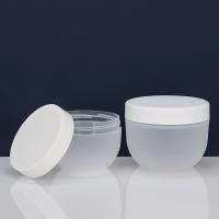 China Customized 300g 500g Cream Jar Containers Empty Plastic Frosted Face For Cosmetics for sale