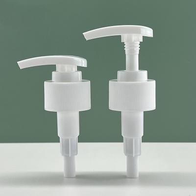 China 28mm 28 / 410 Lotion Dispenser Pump White Shampoo Shower Gel Wash Screw For Bottles for sale