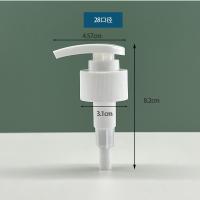 China 28mm 28 / 410 Lotion Dispenser Pump White Shampoo Shower Gel Wash Screw For Bottles for sale