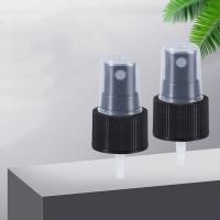 China Customizable Black PP Plastic Fine Mist Sprayer 24mm 24 / 410 Perfume Face for sale