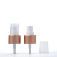 China 24mm 24/410 Aluminum Fine Mist Sprayer Rose Color Perfume Face Spray Pump For Bottles for sale