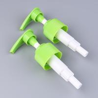 China 24/410 28/410 Green Plastic Lotion Dispenser Pump Shower Gel Shampoo Soap Screw Pump for sale