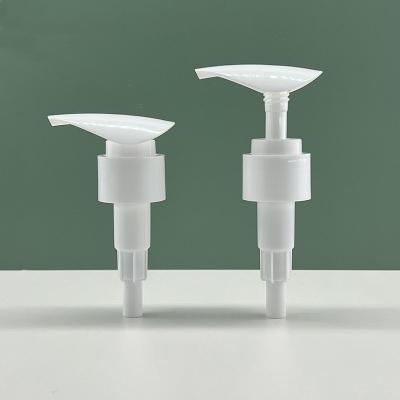 China 24/410 Plastic Lotion Dispenser Gel Pump  PP White Shampoo Shower for sale