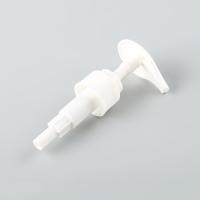China 28mm Lotion Dispenser PP Pump 28/410 Plastic White Shampoo Screw Pump for sale