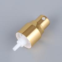 China 20mm 20 / 410 Aluminum Fine Mist Sprayer Pump Gold Perfume Face Mist Spray for sale