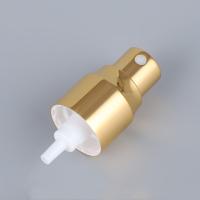 China 20mm 20 / 410 Aluminum Fine Mist Sprayer Pump Gold Perfume Face Mist Spray for sale