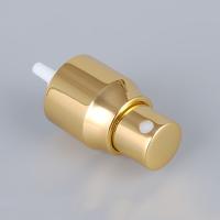 China 20mm 20 / 410 Aluminum Fine Mist Sprayer Pump Gold Perfume Face Mist Spray for sale