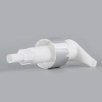 China 24/410 Lotion Dispenser Screw Pump Aluminum Plastic PP Shampoo for sale