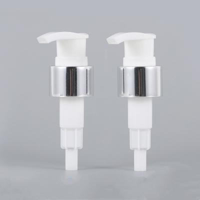 China 24/410 Lotion Dispenser Screw Pump Aluminum Plastic PP Shampoo for sale