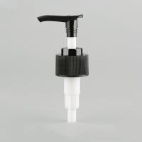 China 28/410 28mm Lotion Dispenser Plastic Pump Black PP Shampoo Screw Pump for sale