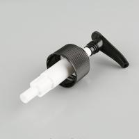 China 28/410 28mm Lotion Dispenser Plastic Pump Black PP Shampoo Screw Pump for sale