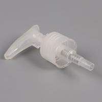 China 24/410 24mm Plastic Lotion Dispenser Pump Transparent Shampoo Shower Gel Pump for sale