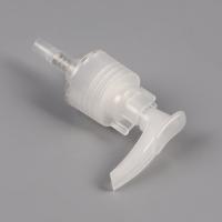China 24/410 24mm Plastic Lotion Dispenser Pump Transparent Shampoo Shower Gel Pump for sale