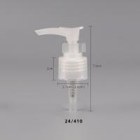 China 24/410 24mm Plastic Lotion Dispenser Pump Transparent Shampoo Shower Gel Pump for sale