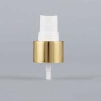 China 24/410 28/410 Aluminum Plastic Fine Mist Sprayer Gold Face Spray for sale