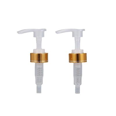 China 32/410 33/410 Lotion Dispenser Pump Aluminum Plastic Shampoo Screw Pump for sale