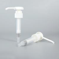 China Plastic Lotion Dispenser Jam Syrup Pump 28/410 28mm White For Bottle for sale