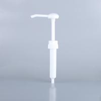 China 28/410 28mm Lotion Dispenser Pump White Plastic Jam Syrup Coffee for sale