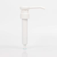 China 38/400 Plastic Lotion Dispenser Coffee Syrup Jam Pump 38mm White For Bottle for sale