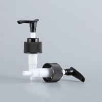 China 28/410 Lotion Dispenser Screw Pump 28mm Plastic Black Shampoo Shower Gel for sale