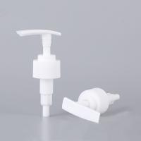 China 28mm 28/410 Lotion Dispenser Screw Pump Plastic White Shampoo Soap for sale