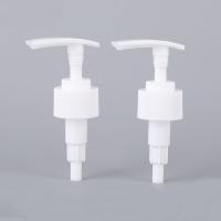 China 28mm 28/410 Lotion Dispenser Screw Pump Plastic White Shampoo Soap for sale
