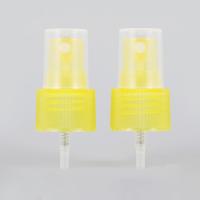 China 24mm 24/410 Plastic Fine Mist Sprayer Yellow Alcohol Sprayer For Bottle for sale