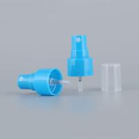 China 24mm 24/410 Plastic Fine Mist Sprayer Blue Alcohol Face Sprayer For Bottle for sale