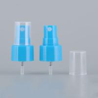 China 24mm 24/410 Plastic Fine Mist Sprayer Blue Alcohol Face Sprayer For Bottle for sale
