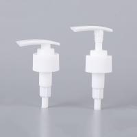 China 28/410 28mm Lotion Dispenser Screw Pump Plastic White Shampoo Pump For Bottle for sale