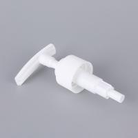 China 28/410 28mm Lotion Dispenser Screw Pump Plastic White Shampoo Pump For Bottle for sale