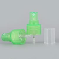 China 24mm 24/410 Fine Mist Plastic Sprayer Green Alcohol Spray For Bottle for sale