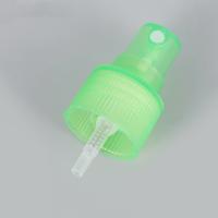 China 24mm 24/410 Fine Mist Plastic Sprayer Green Alcohol Spray For Bottle for sale