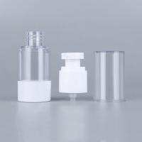 China 80ml 100ml 120ml Plastic Airless Pump Bottle White Empty Lotion Skin Care Bottle for sale