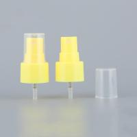 China 24mm 24/410 Plastic Mist Sprayer Yellow Alcohol Spray Pump For Bottle for sale