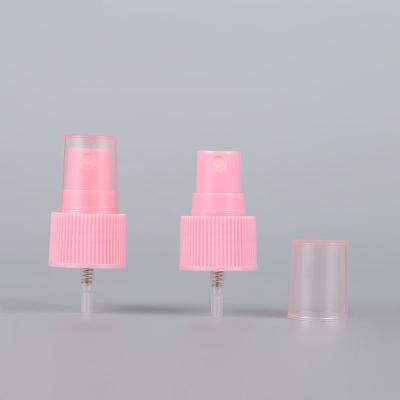 China 24/410 Plastic Fine Mist Sprayer 24mm Pink Face Perfume Spray Pump For Bottle for sale