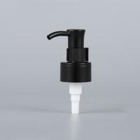 China 28mm 28/410 Lotion Dispenser Pump Plastic Black Shampoo Pump For Bottle for sale