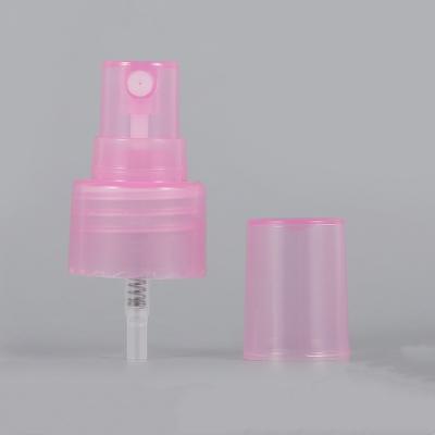 China 24mm 24/410 Plastic Fine Mist Sprayer Pink Alcohol Spray Pump For Bottle for sale