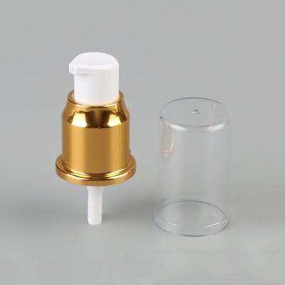 China 20/410 20mm Treatment Cream Pump UV Gold Foundation Powder Pump For Bottle for sale