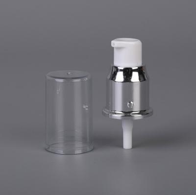 China Non Leak 20/410 Treatment Cream Pump Uv Silver Powder 20mm Lotion Pump For Bottle for sale