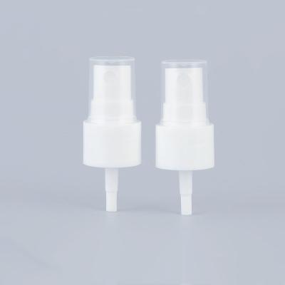 China 20/410 Plastic Fine Mist Sprayer White Perfume Cosmetic Alcohol Pump 20mm for sale