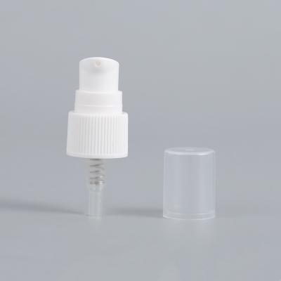 China 20/410 20mm Treatment Cream Pump White Plastic Lotion Pump With Cap for sale
