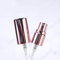 China 13mm Aluminum Fine Mist Sprayer Pink Perfume Pump With Full Cap for sale