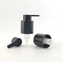 China 28mm 28/410 Black Lotion Dispenser Plastic Long Nozzle Shampoo Gel Screw Pump for sale