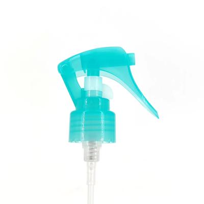 China 20mm 24mm 20/410 24/410 Plastic Trigger Sprayer Pump Green Mist Trigger Gun Mini for sale