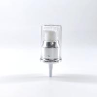 China 20mm Treatment Pump 20/410 Silver Aluminum Plastic For Cream Lotion Foundation for sale